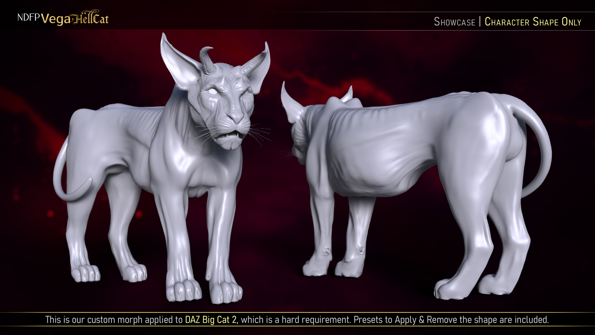 NDFP Vega HellCat for DAZ Big Cat 2 | Daz 3D