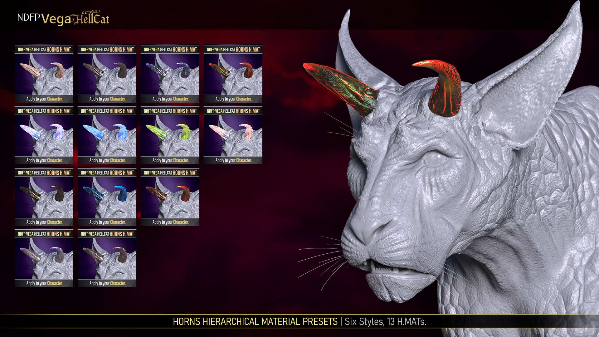 NDFP Vega HellCat for DAZ Big Cat 2 | Daz 3D