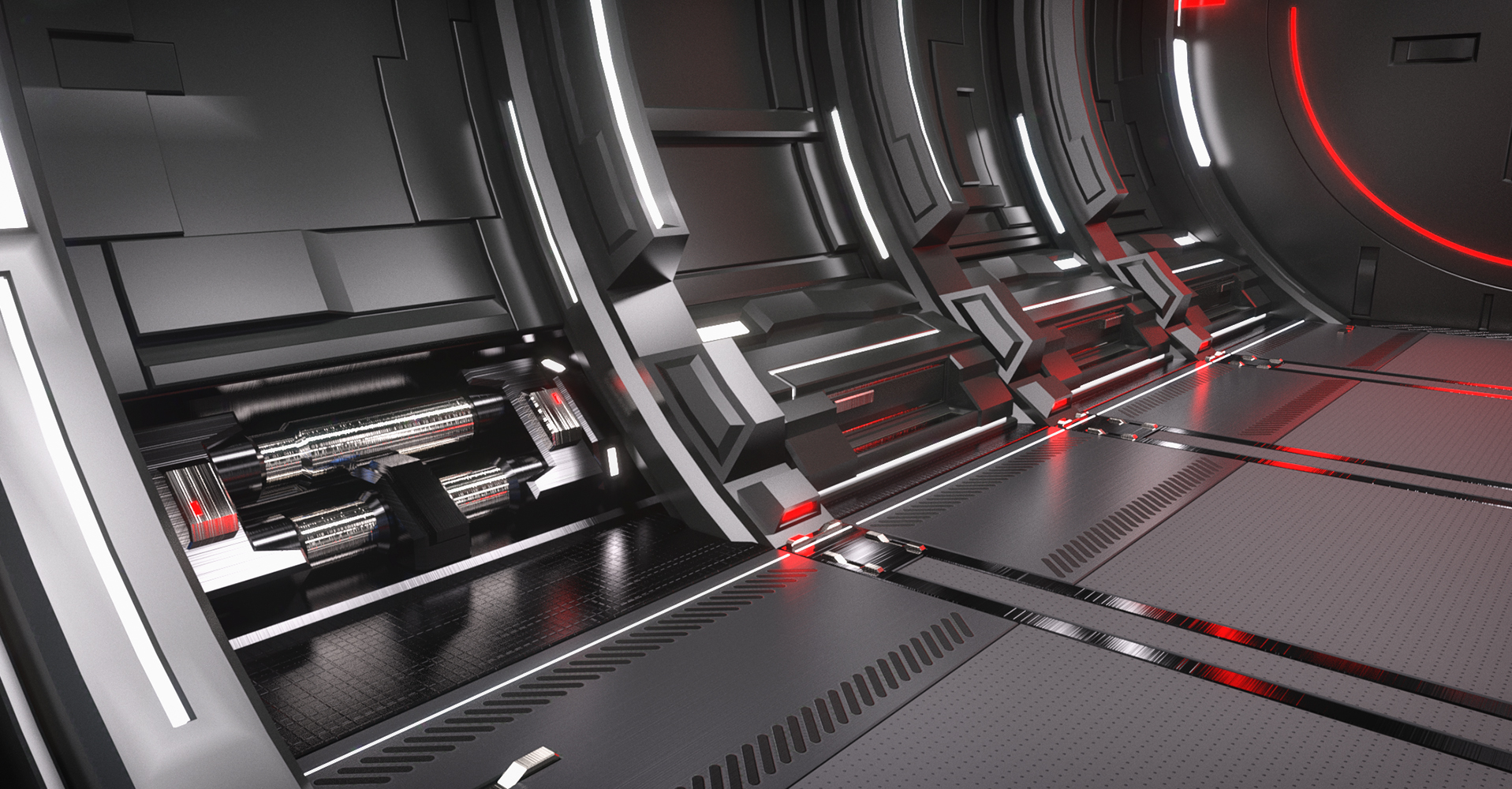 Novus Corridor | Daz 3D