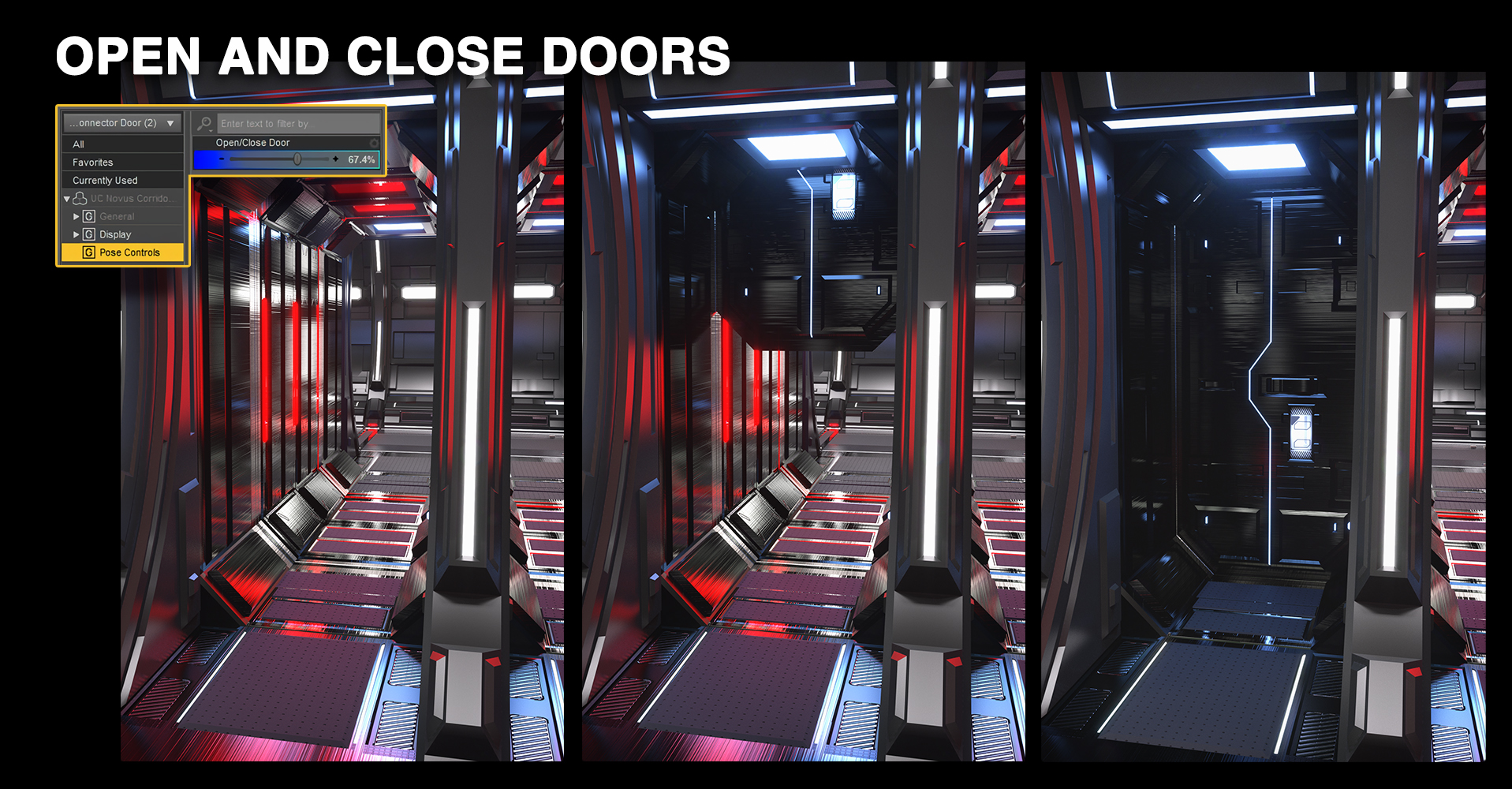 Novus Corridor | Daz 3D