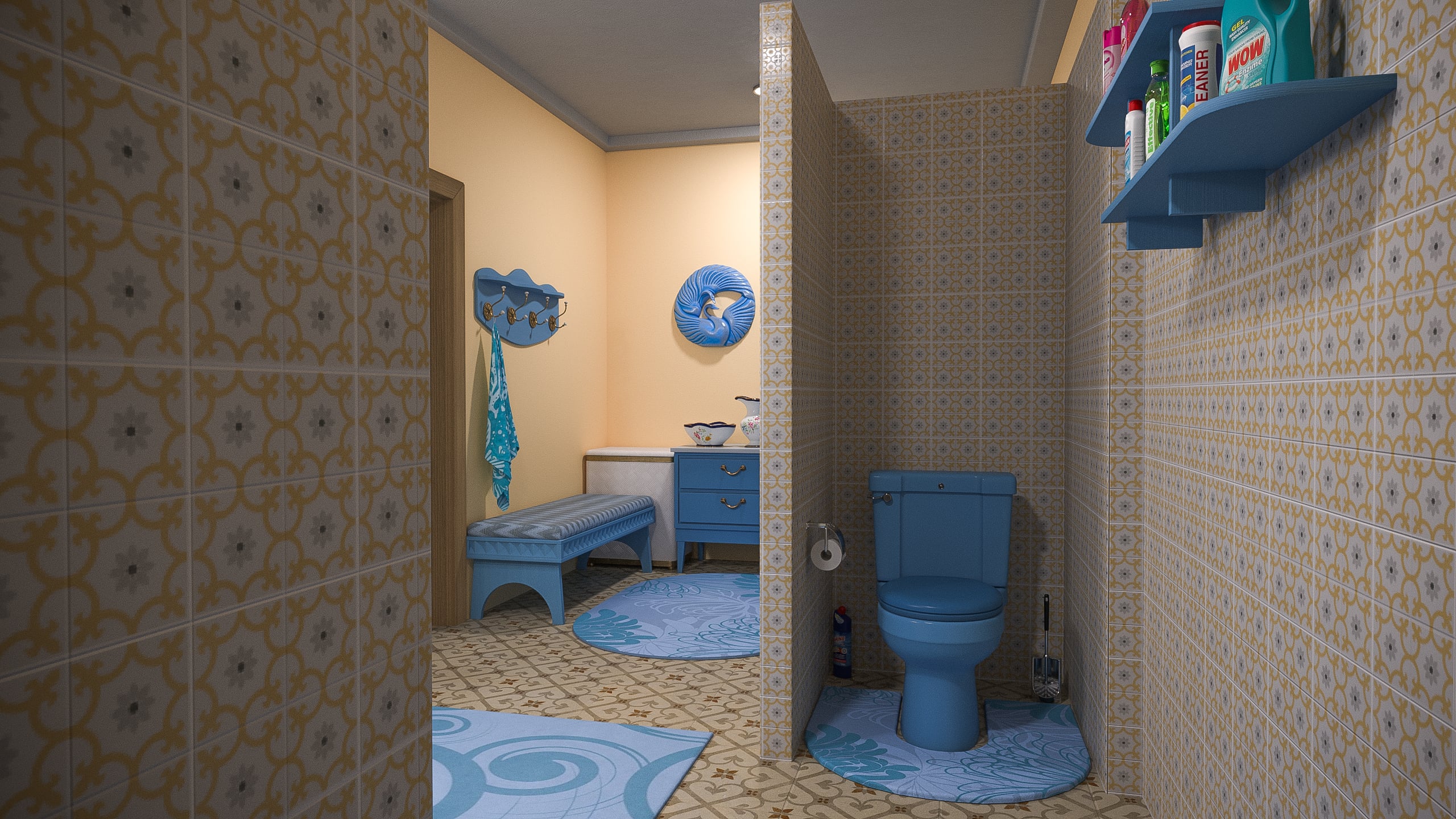 SE Retro Apartment 2 Props | Daz 3D