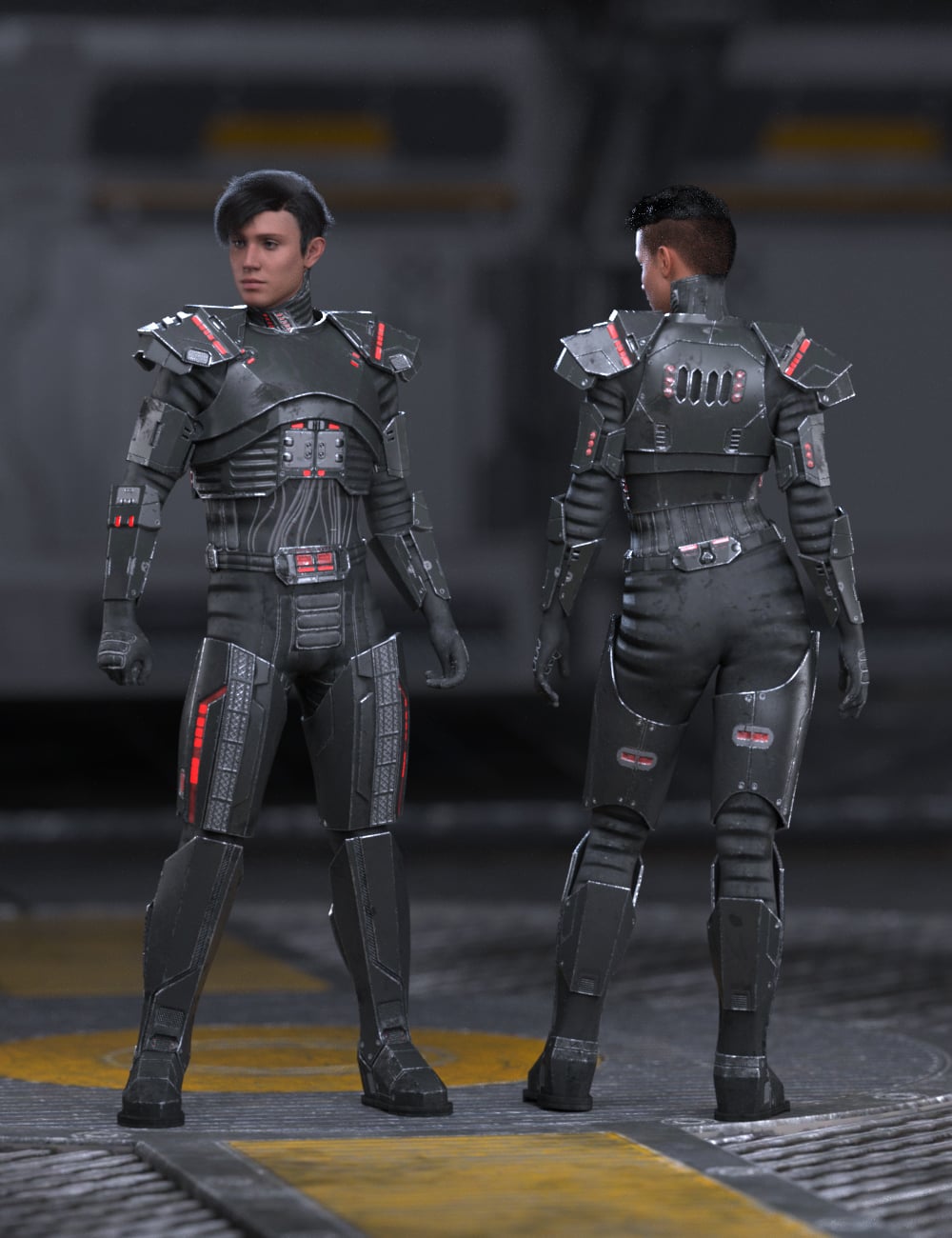 Dark Lord Armor for Genesis 9 | Daz 3D