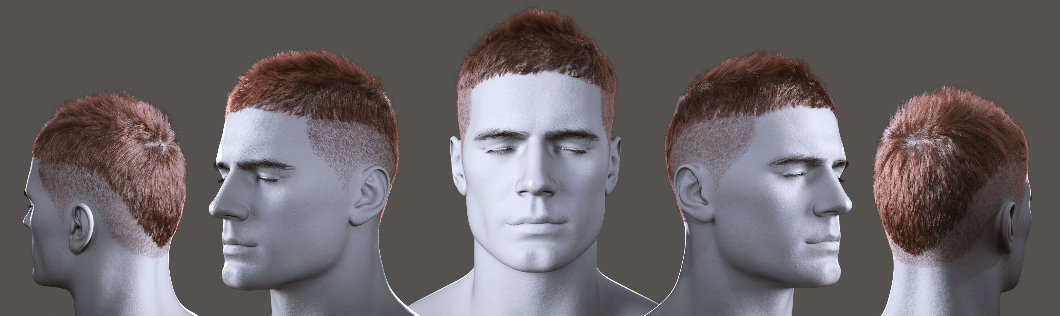AK Resolute Hair for Genesis 9 | Daz 3D