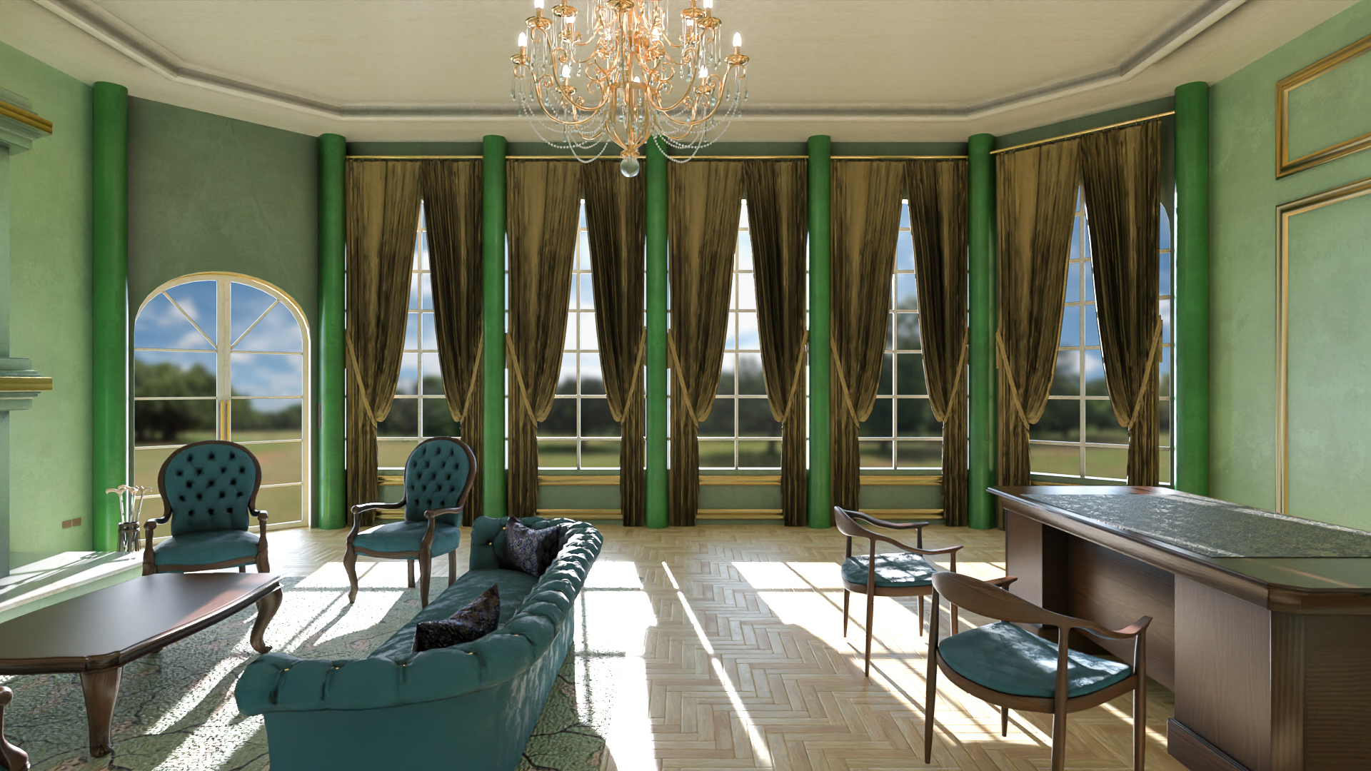 CCA Regency Core Living Room | Daz 3D