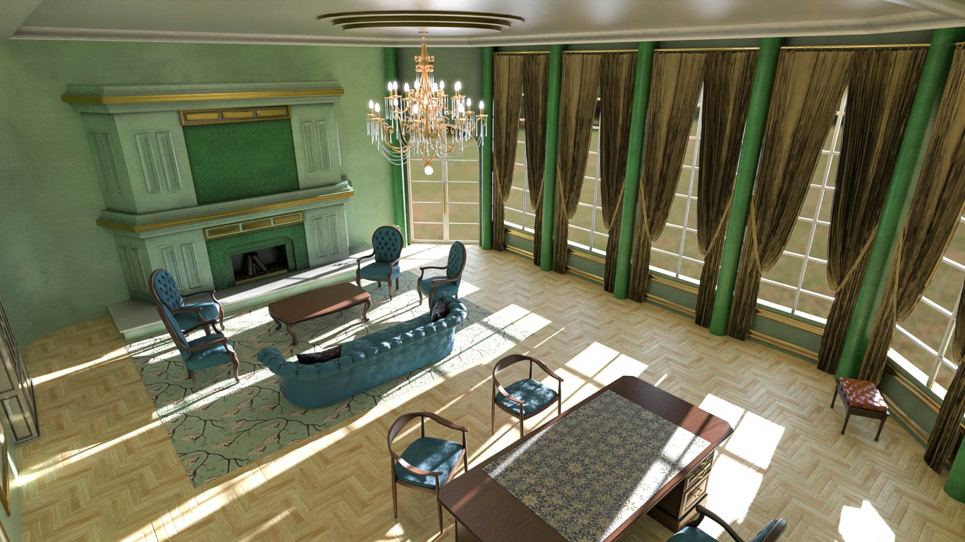 CCA Regency Core Living Room | Daz 3D