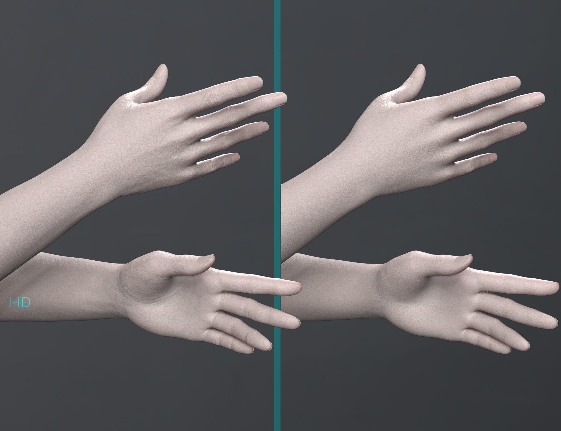 Kayao Duet HD Add-on Plus Anatomical Elements for Genesis 9 | Daz 3D