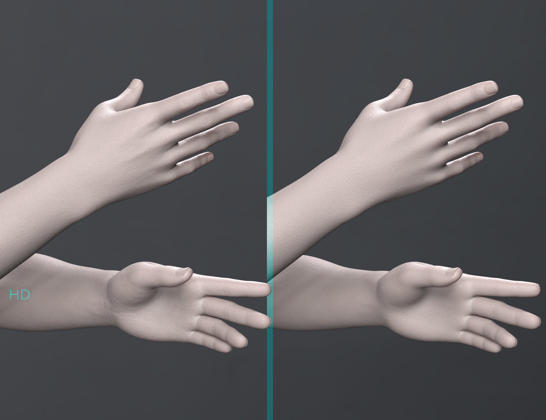 Kayao Duet HD Add-on Plus Anatomical Elements for Genesis 9 | Daz 3D