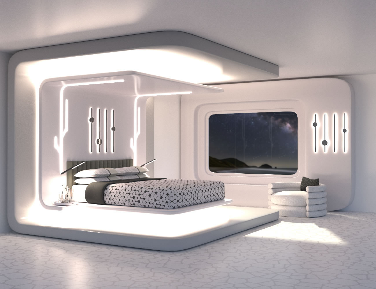 Bed Pod Bundle | Daz 3D