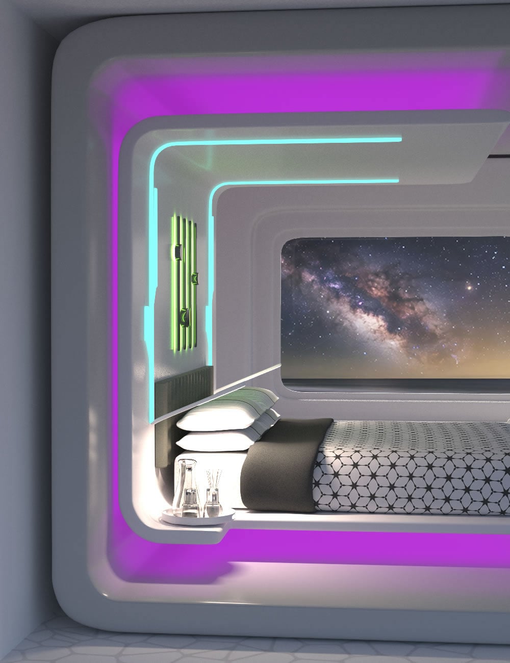 Bed Pod Bundle | Daz 3D