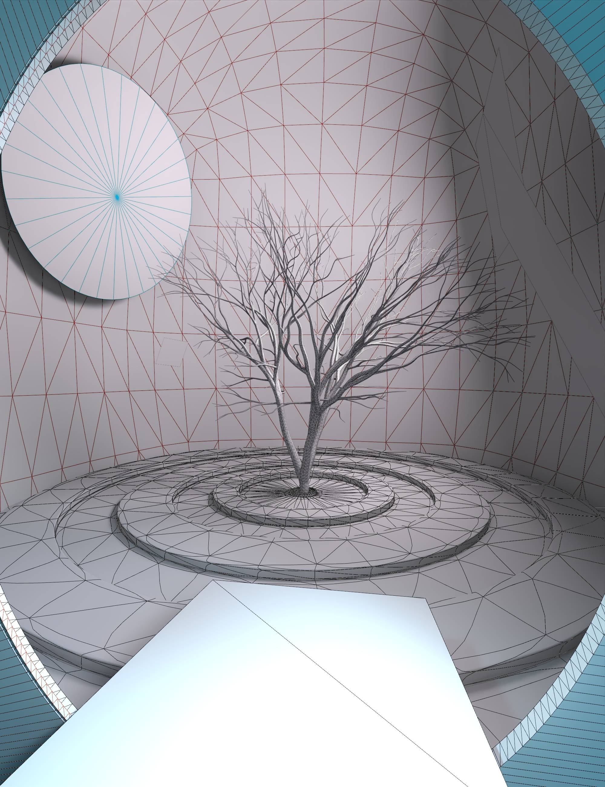 HT Stairs Tree and Energy Spheres | Daz 3D
