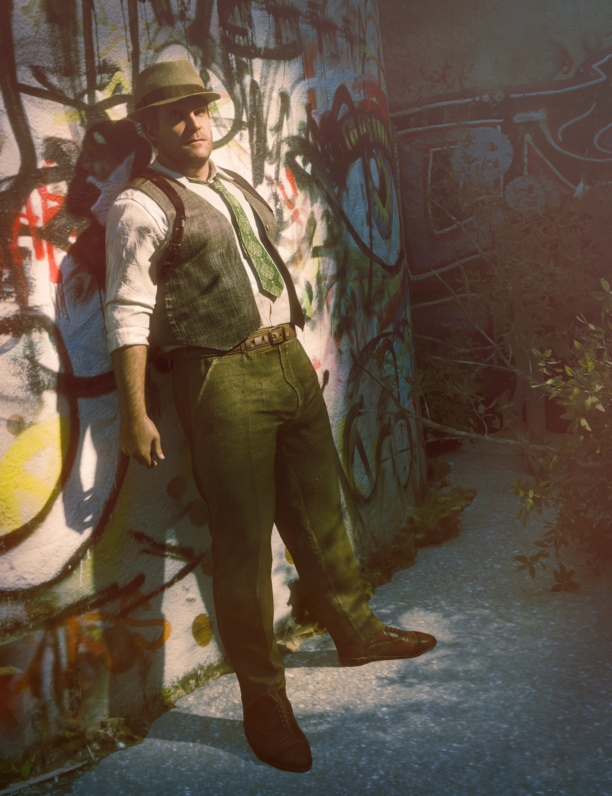 JP Dramatic Lean Poses for Genesis 9 and 8 Male | Daz 3D