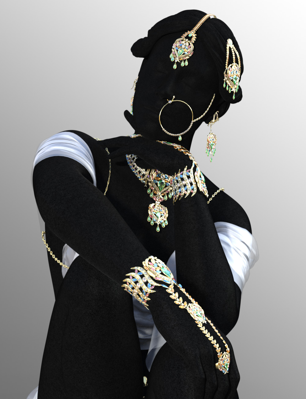 Indian Jewels for Genesis 9 | Daz 3D