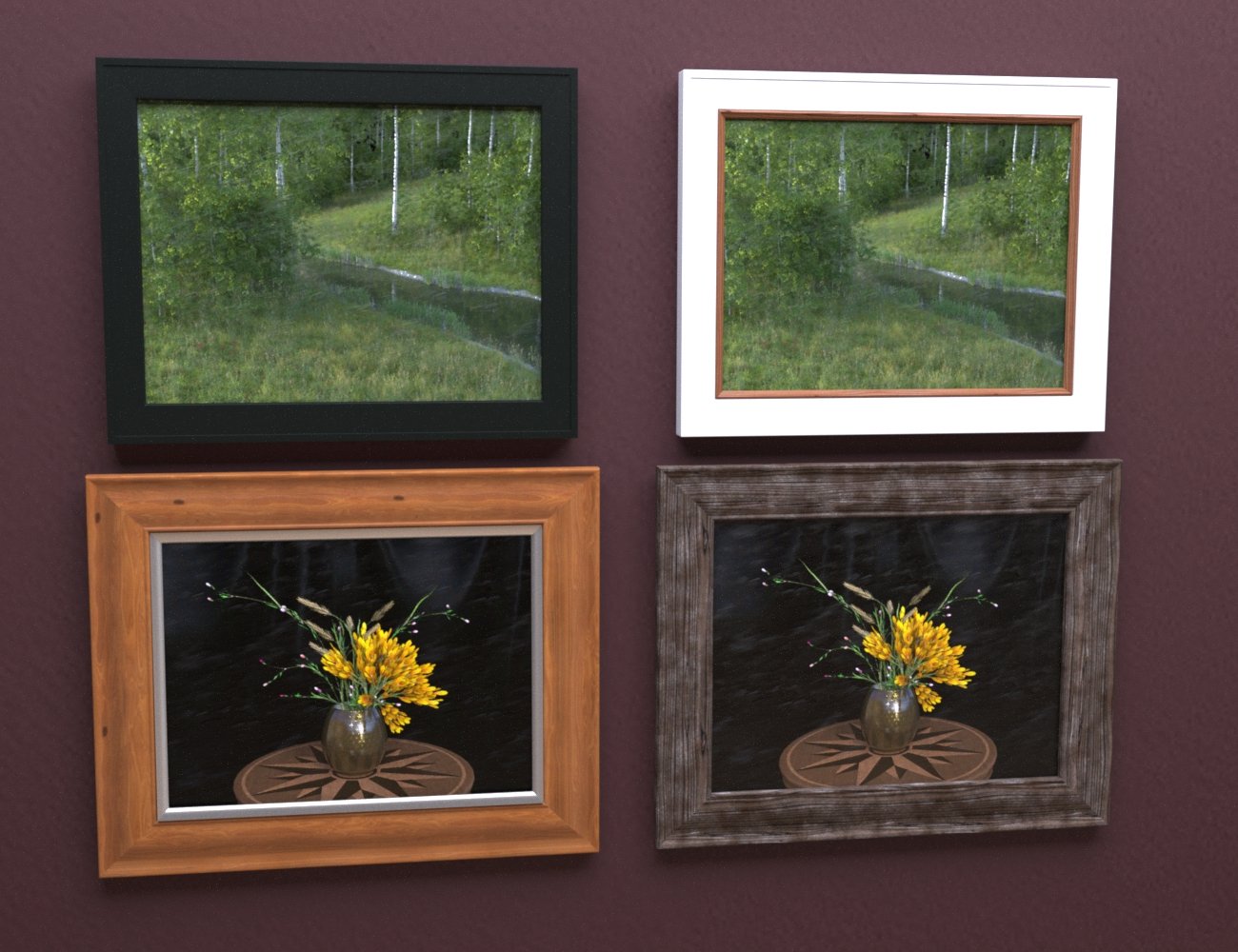 Frames and Display Cases | Daz 3D