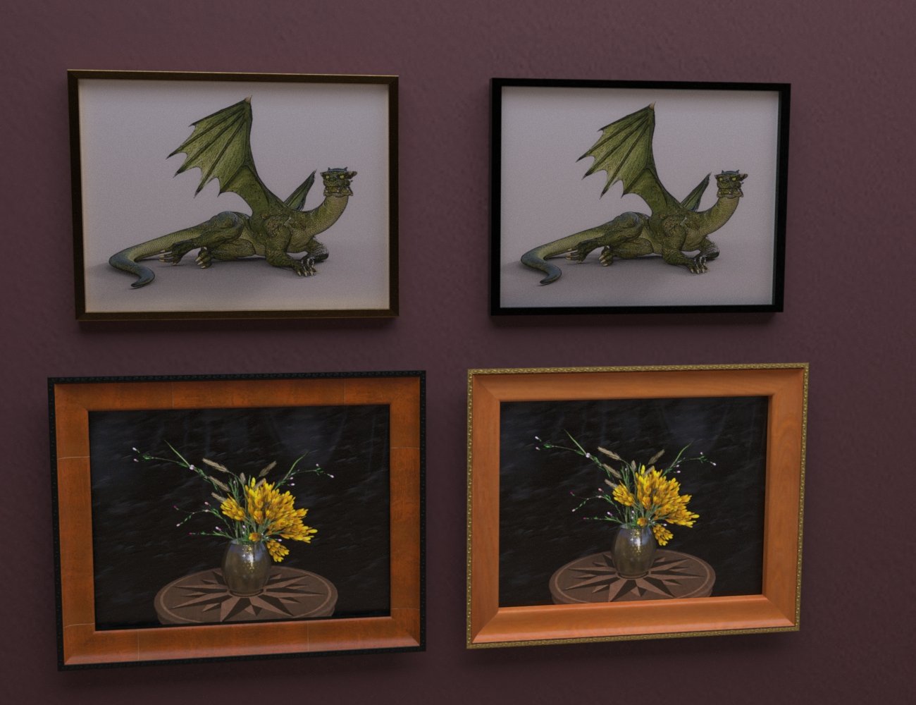 Frames and Display Cases | Daz 3D