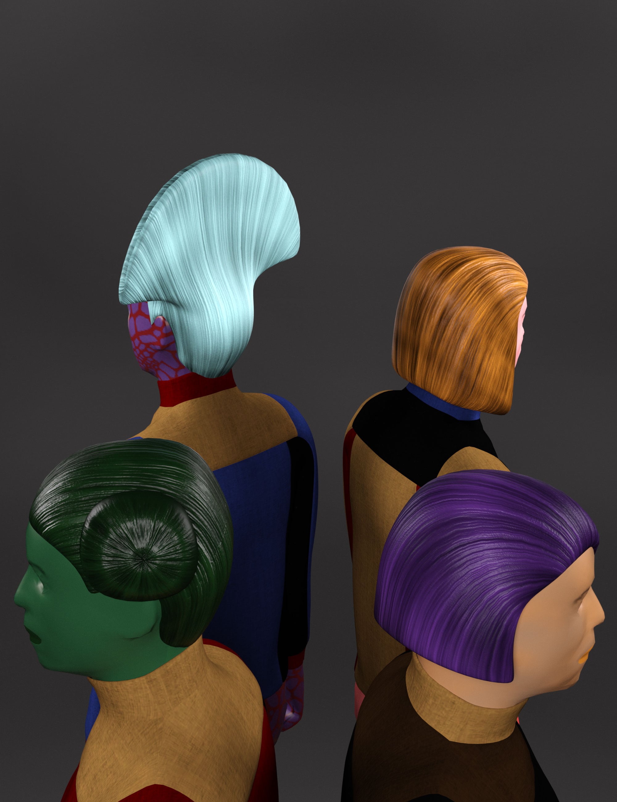 LowPoly Crowd Creator Expansion: Outer Rim | Daz 3D