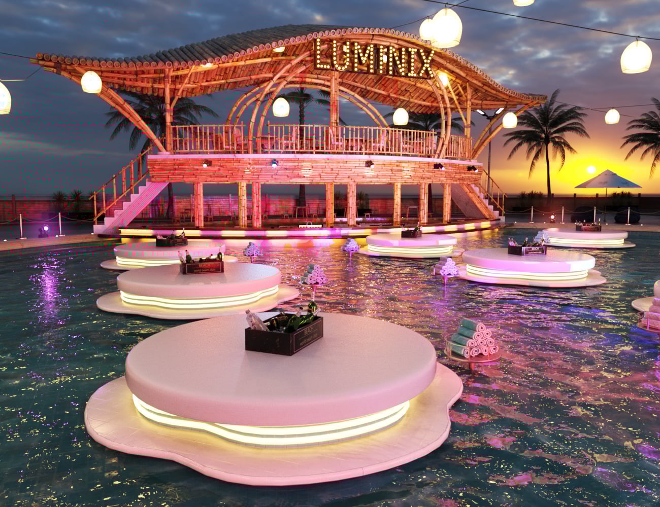 XI Beach Club | Daz 3D