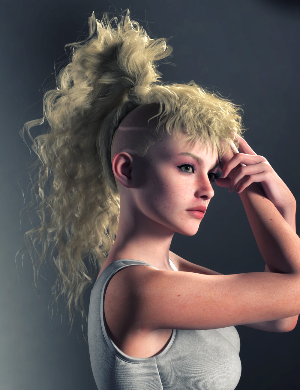 dForce CS Jessica Hair for Genesis 9 | Daz 3D