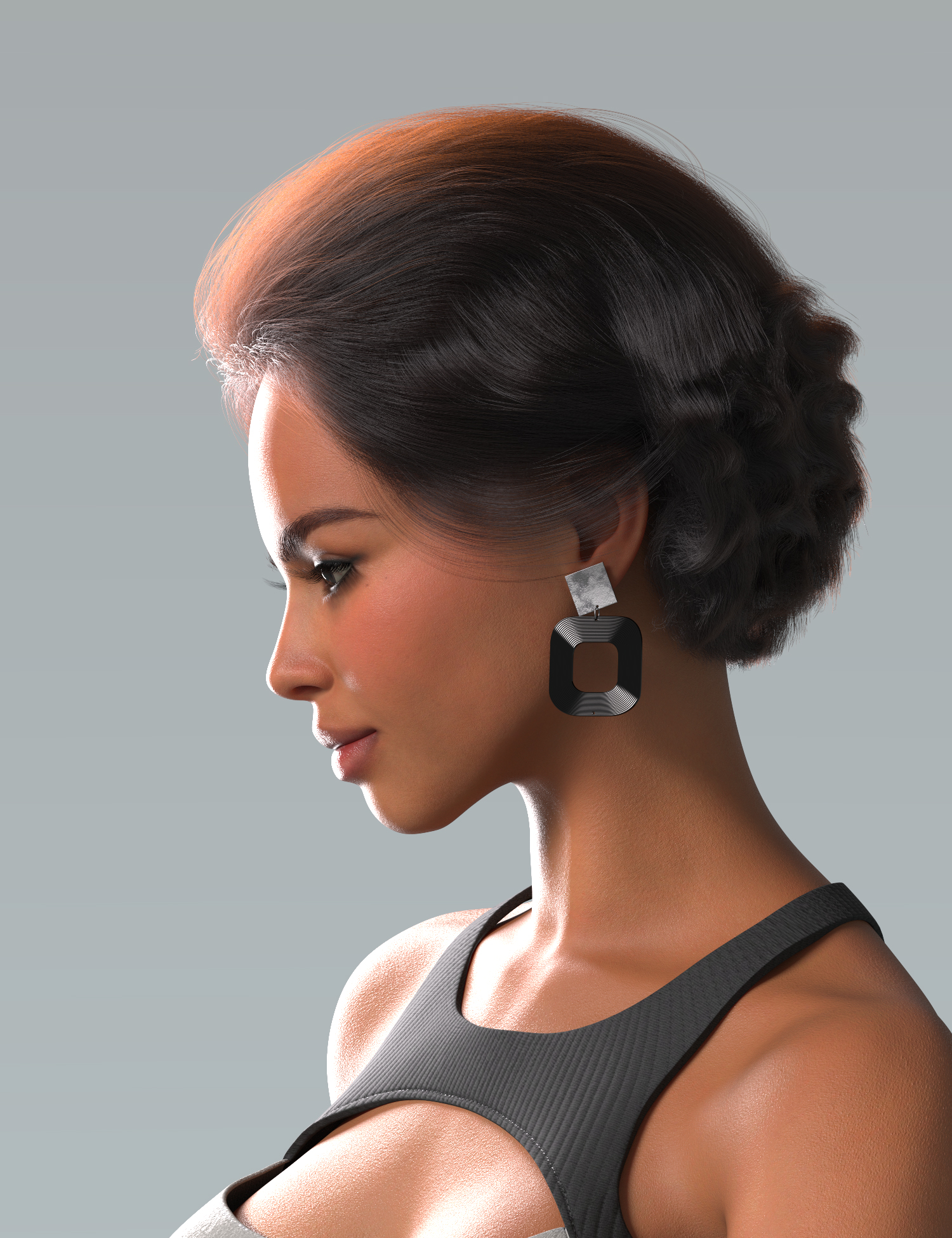 dforce Short Morphing Hair for Genesis 9 | Daz 3D