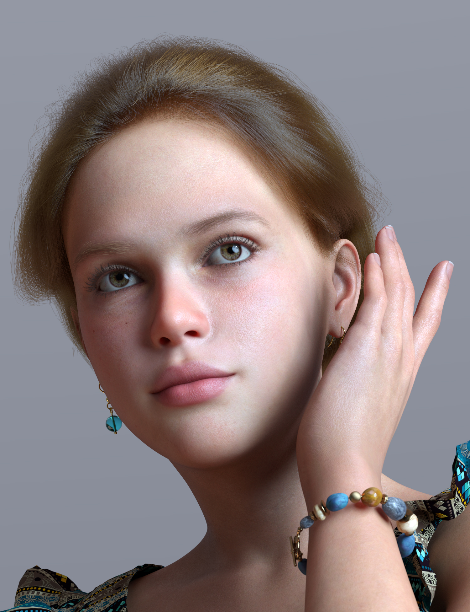 dforce Short Morphing Hair for Genesis 9 | Daz 3D