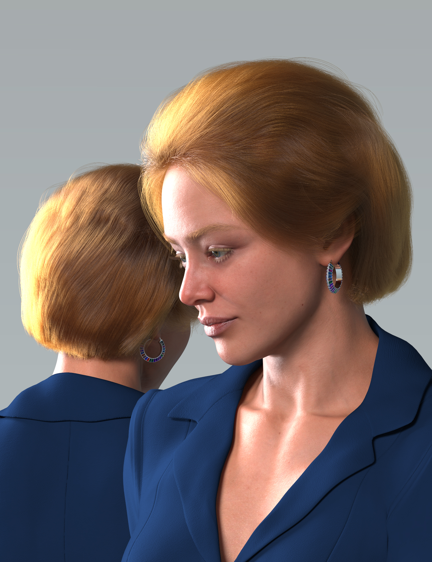 dforce Short Morphing Hair for Genesis 9 | Daz 3D