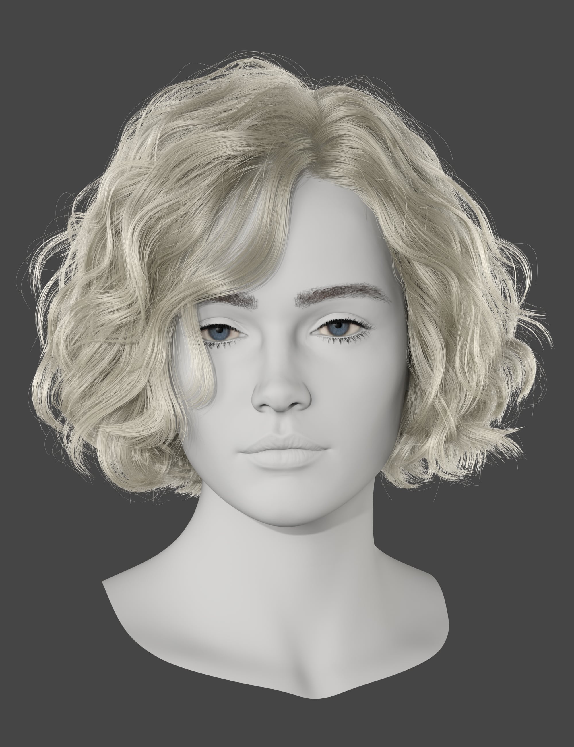 HS Viola Hair For Genesis 9 | Daz 3D