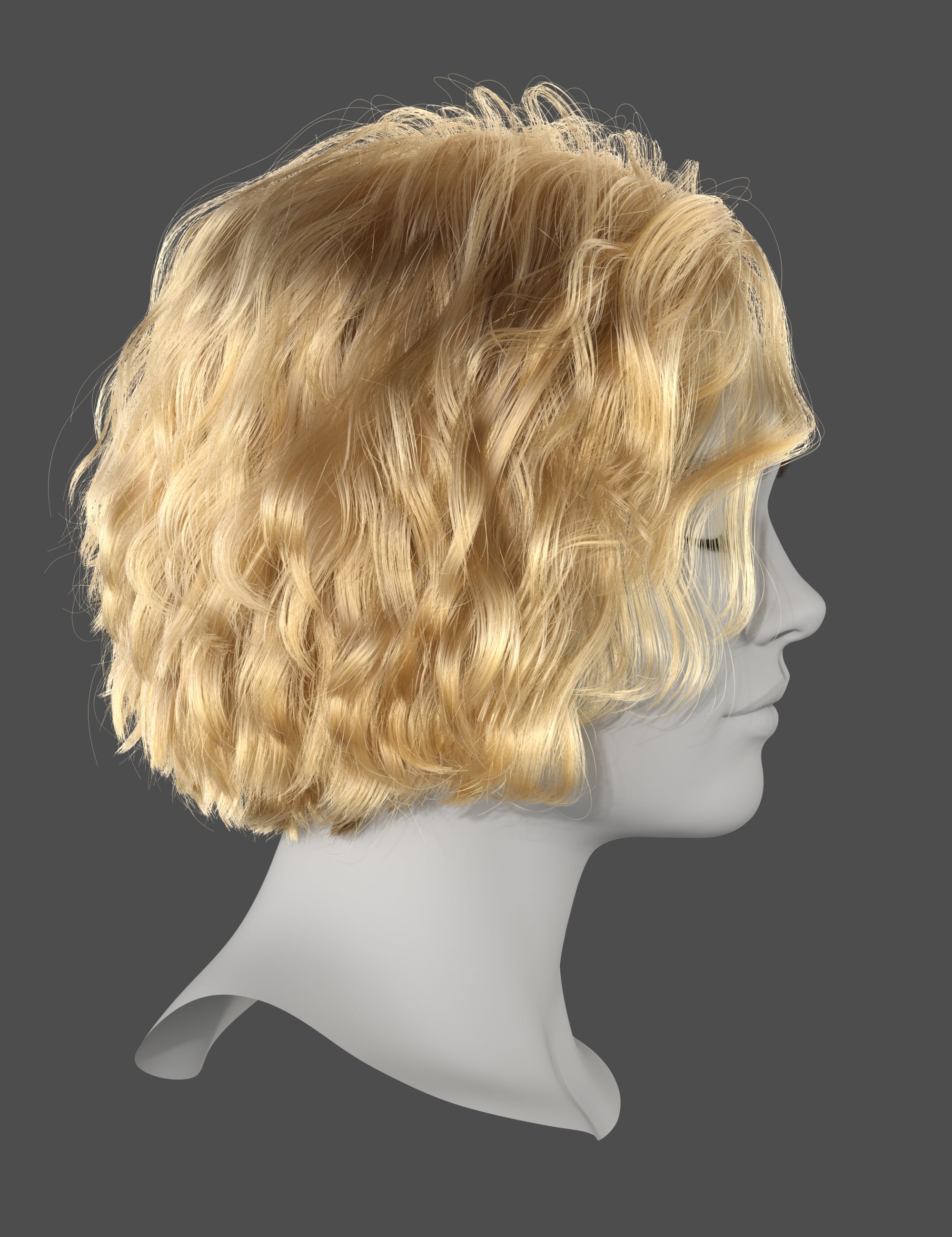 HS Viola Hair For Genesis 9 | Daz 3D