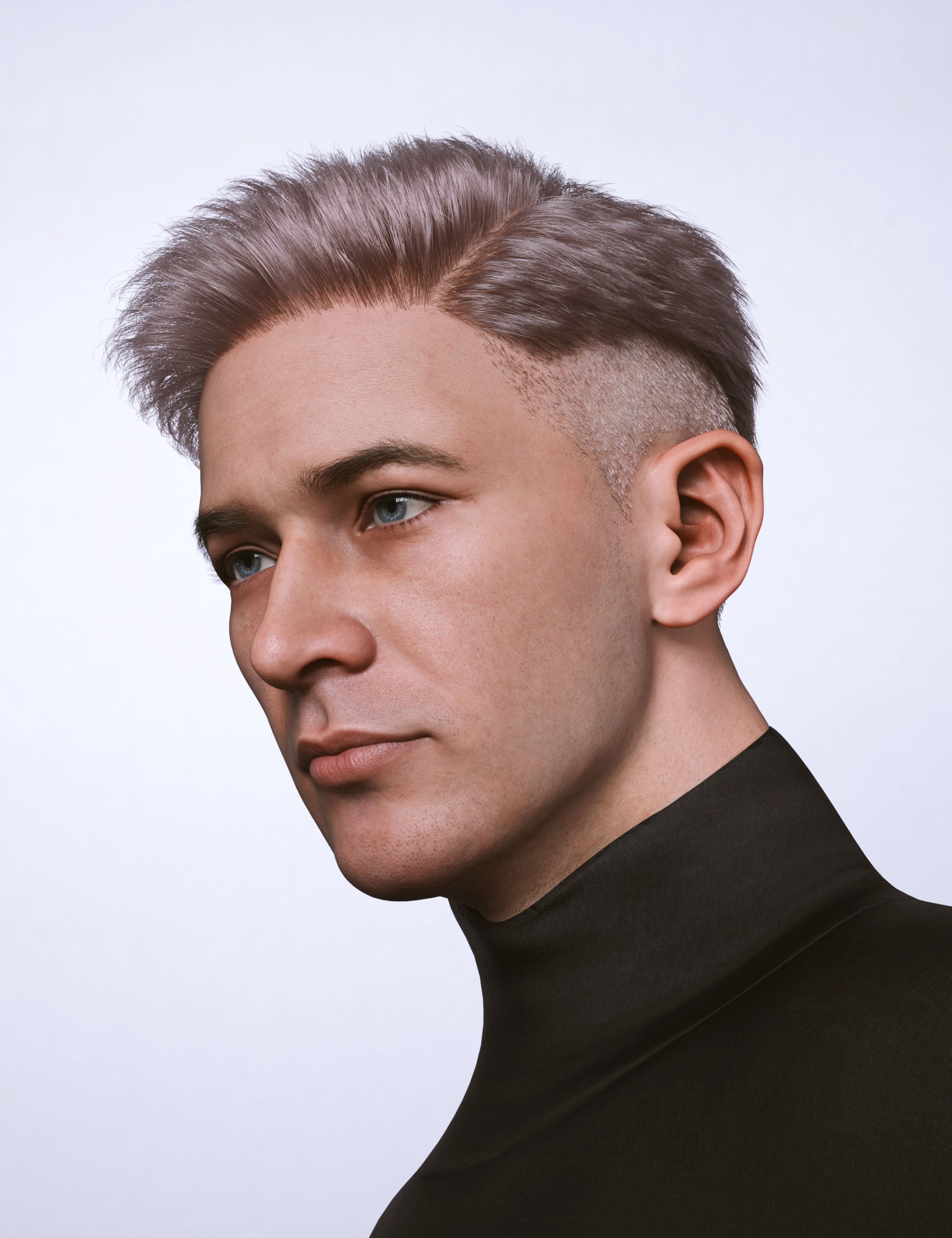 AK Manly Hair for Genesis 9 | Daz 3D