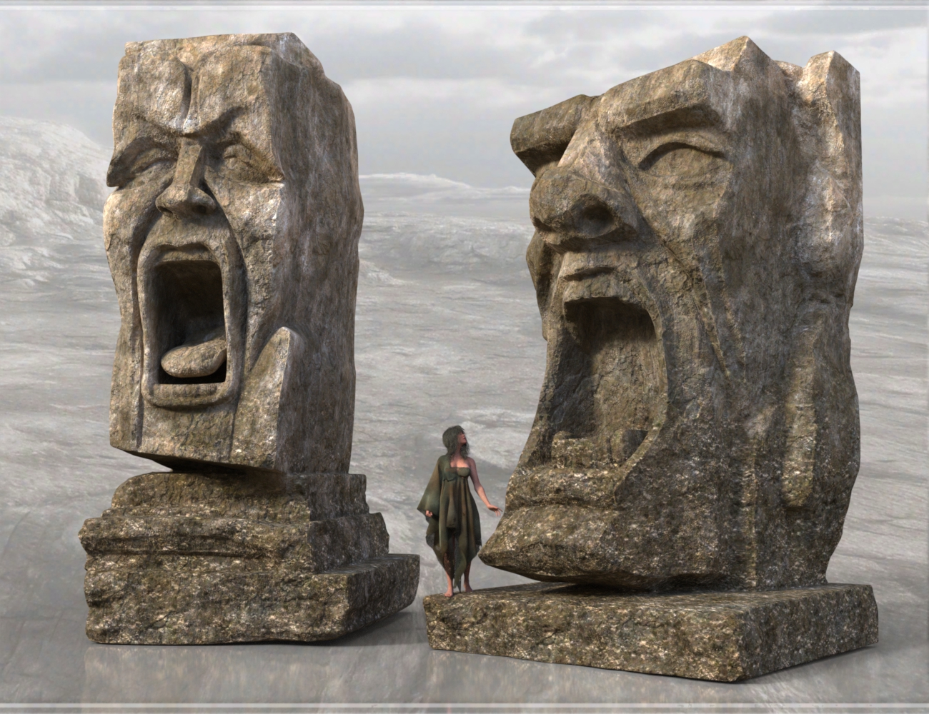 Screams In Stone | Daz 3D