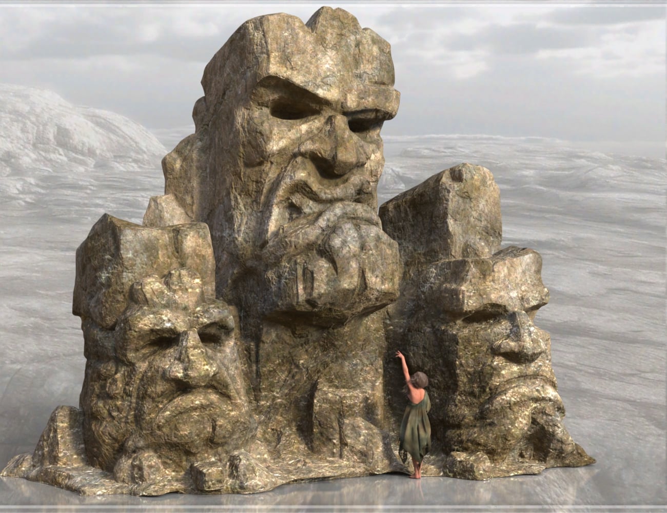 Screams In Stone | Daz 3D