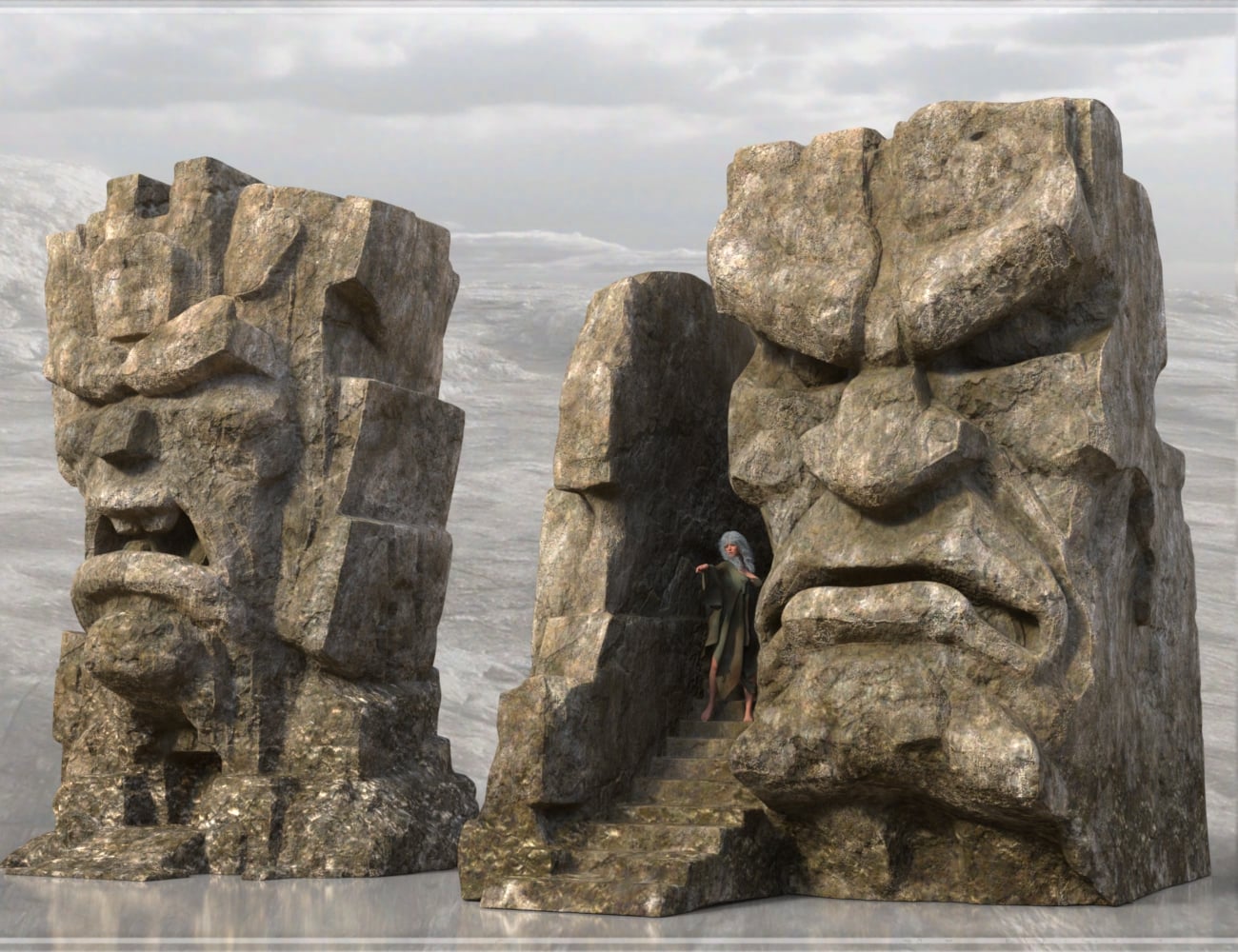 Screams In Stone | Daz 3D