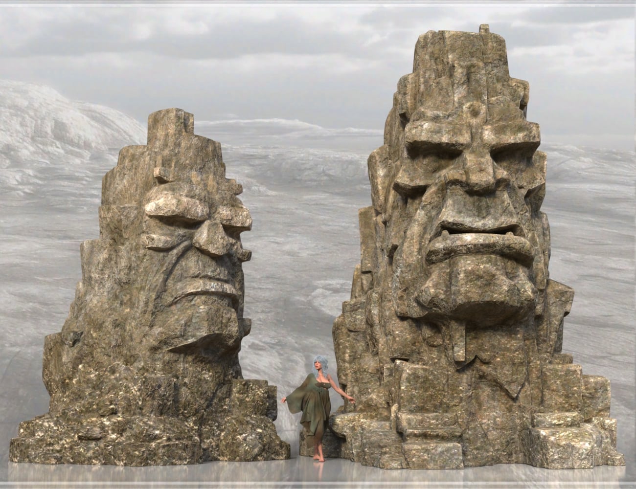 Screams In Stone | Daz 3D