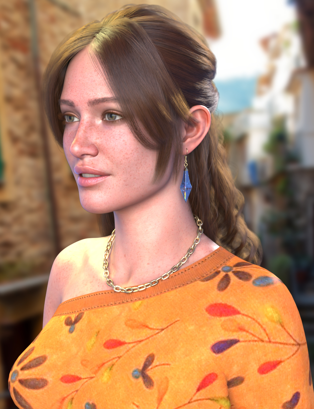 dForce Gail Hair for Genesis 9 | Daz 3D
