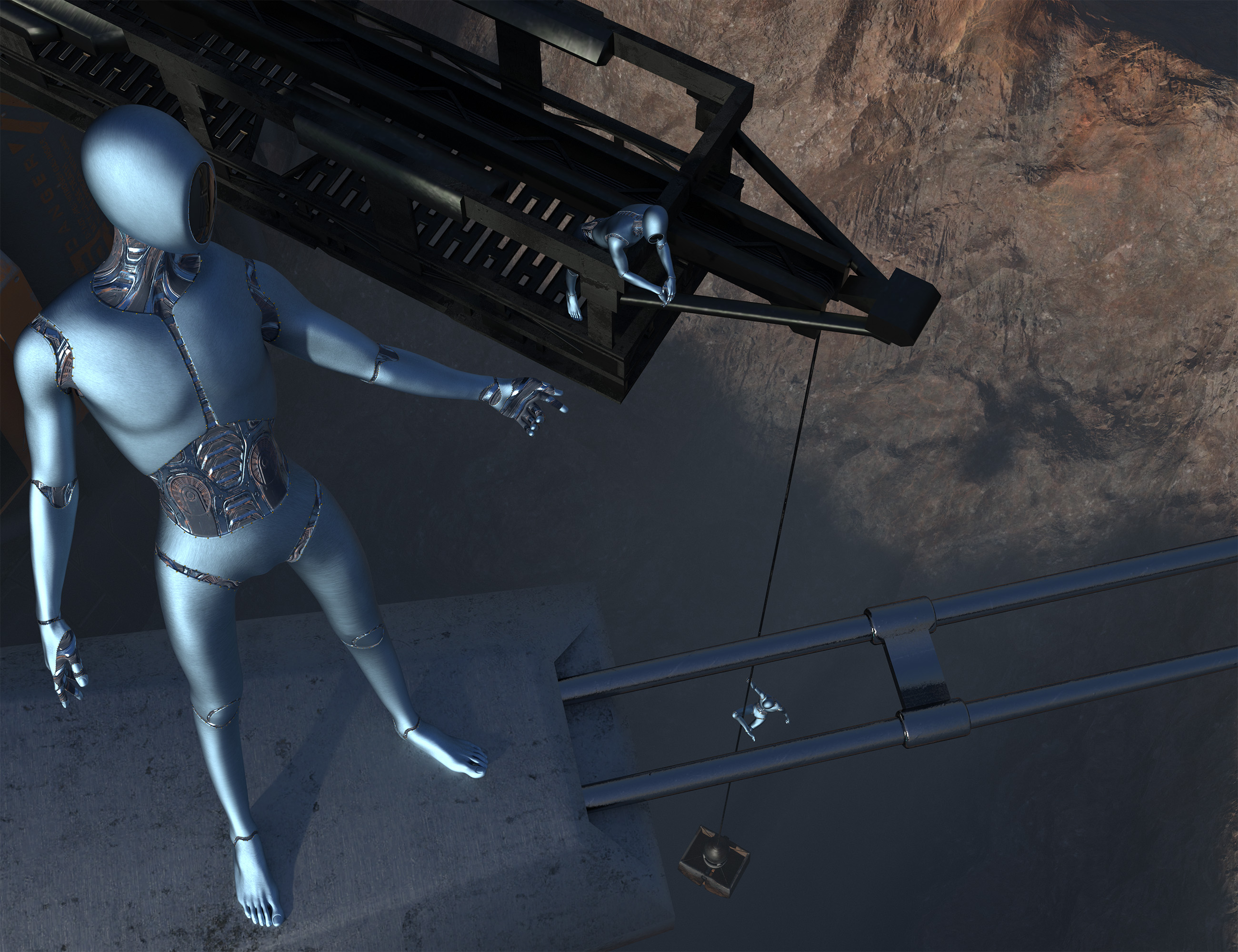 Oso Robot Servant Industrial | Daz 3D