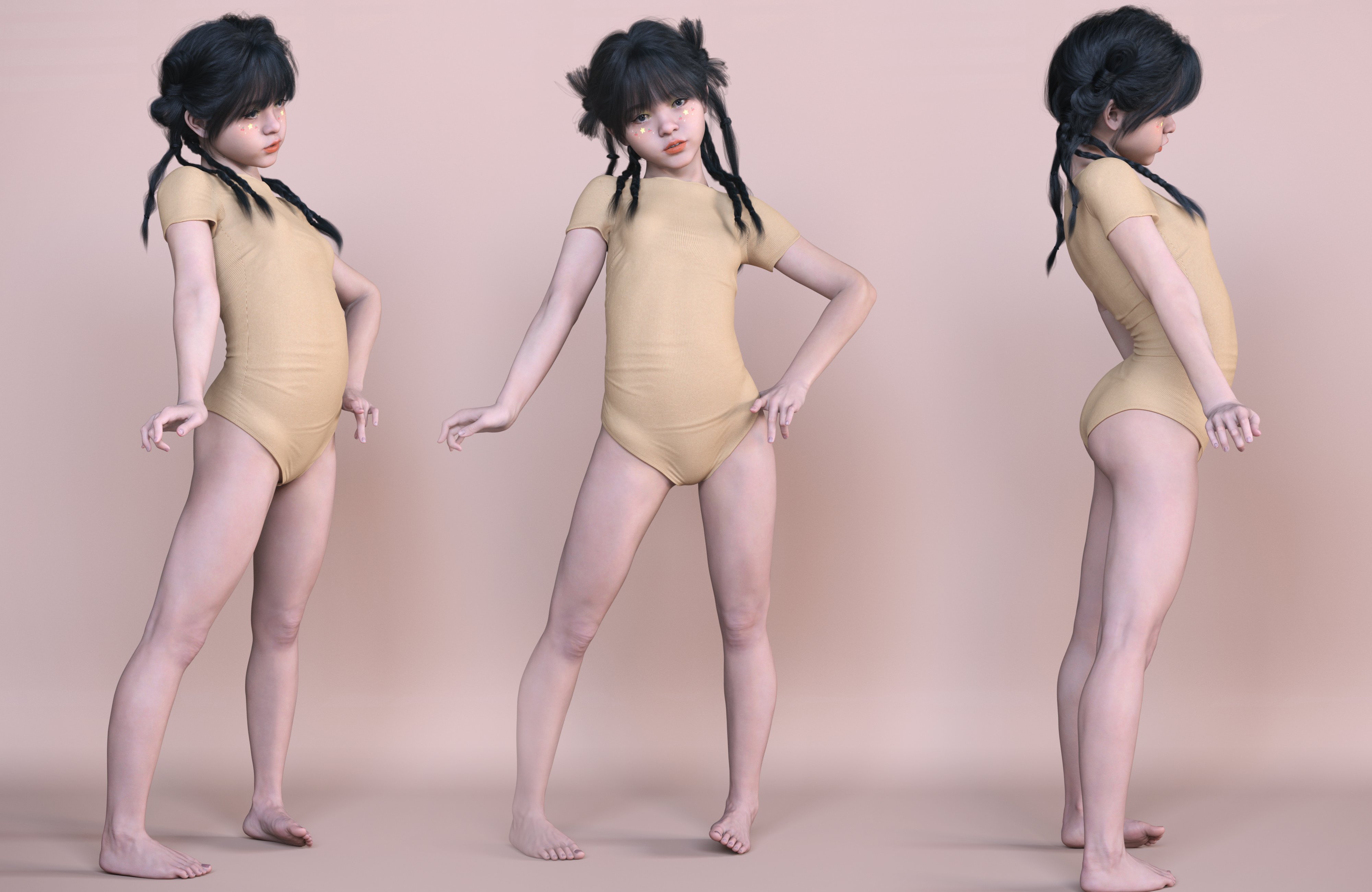 GF Luna Drizzle HD for Genesis 9 Feminine | Daz 3D