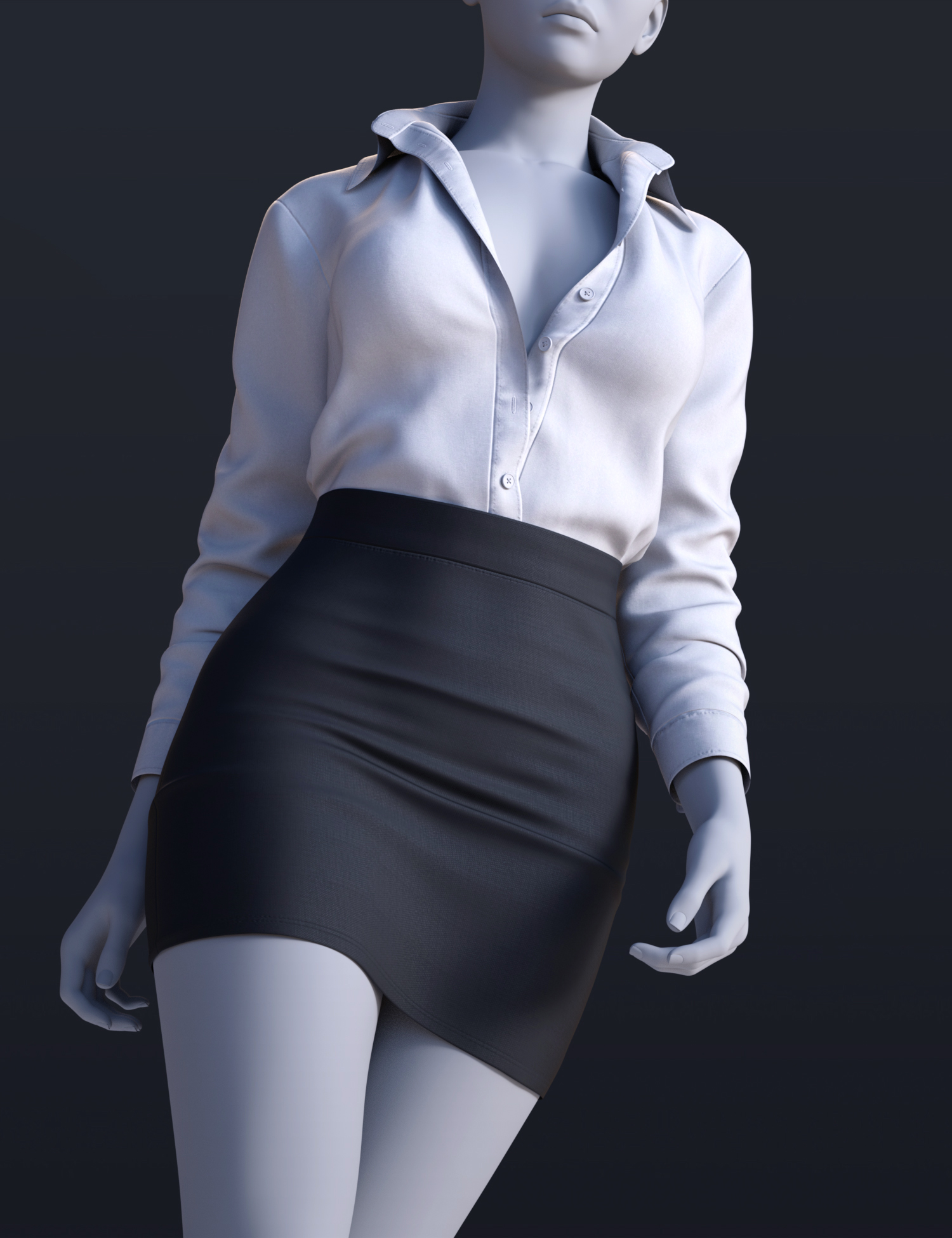 BS Office Lady Suit for Genesis 9 | Daz 3D