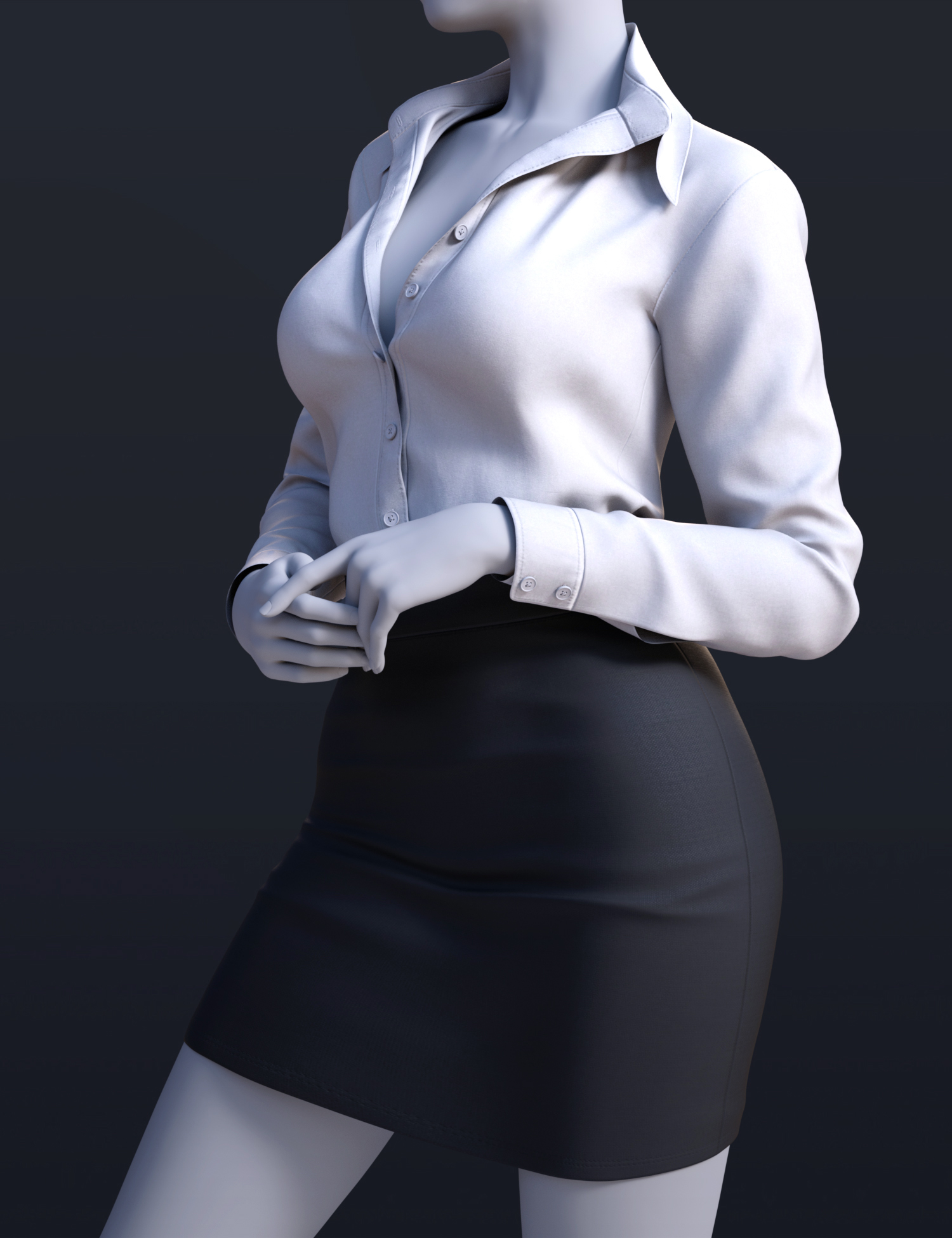 BS Office Lady Suit for Genesis 9 | Daz 3D