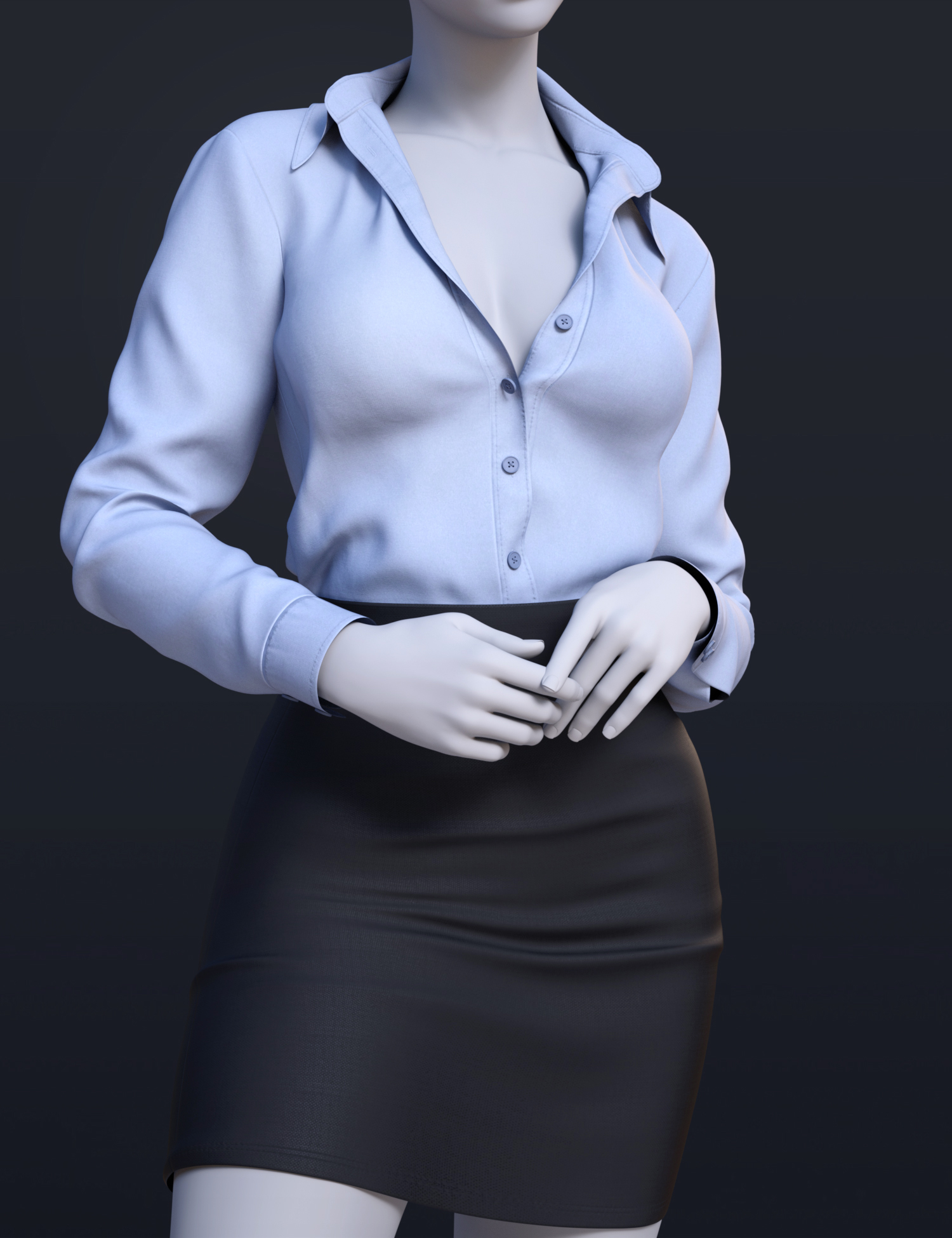BS Office Lady Suit for Genesis 9 | Daz 3D