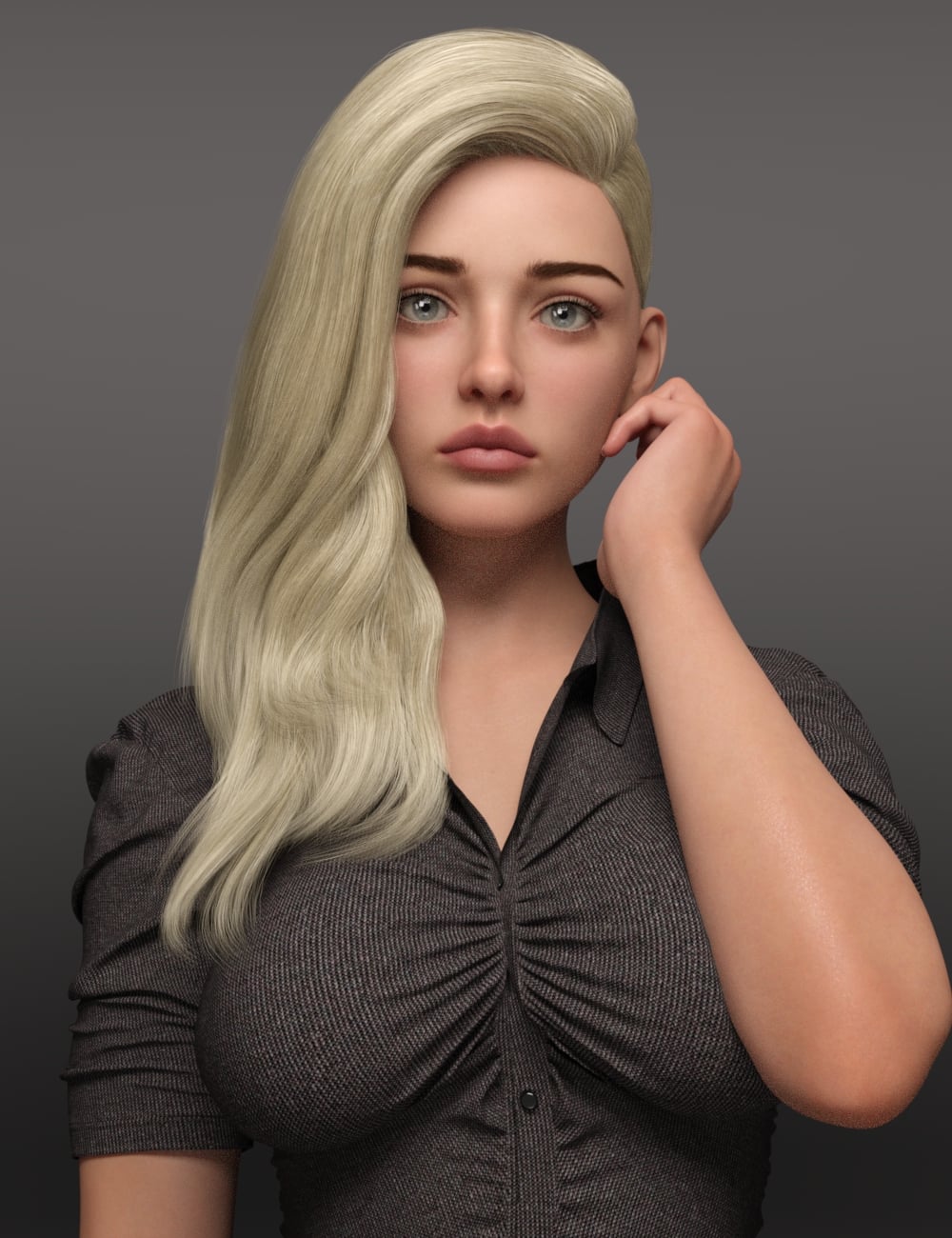 EG SJDC Hair, Khsa, and EG Lovely Poses for Genesis 9 Bundle | Daz 3D