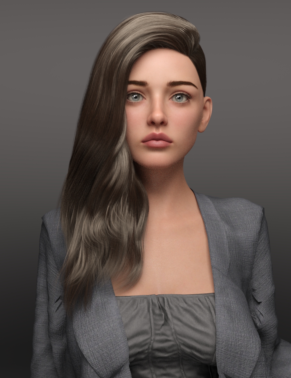 EG SJDC Hair, Khsa, and EG Lovely Poses for Genesis 9 Bundle | Daz 3D