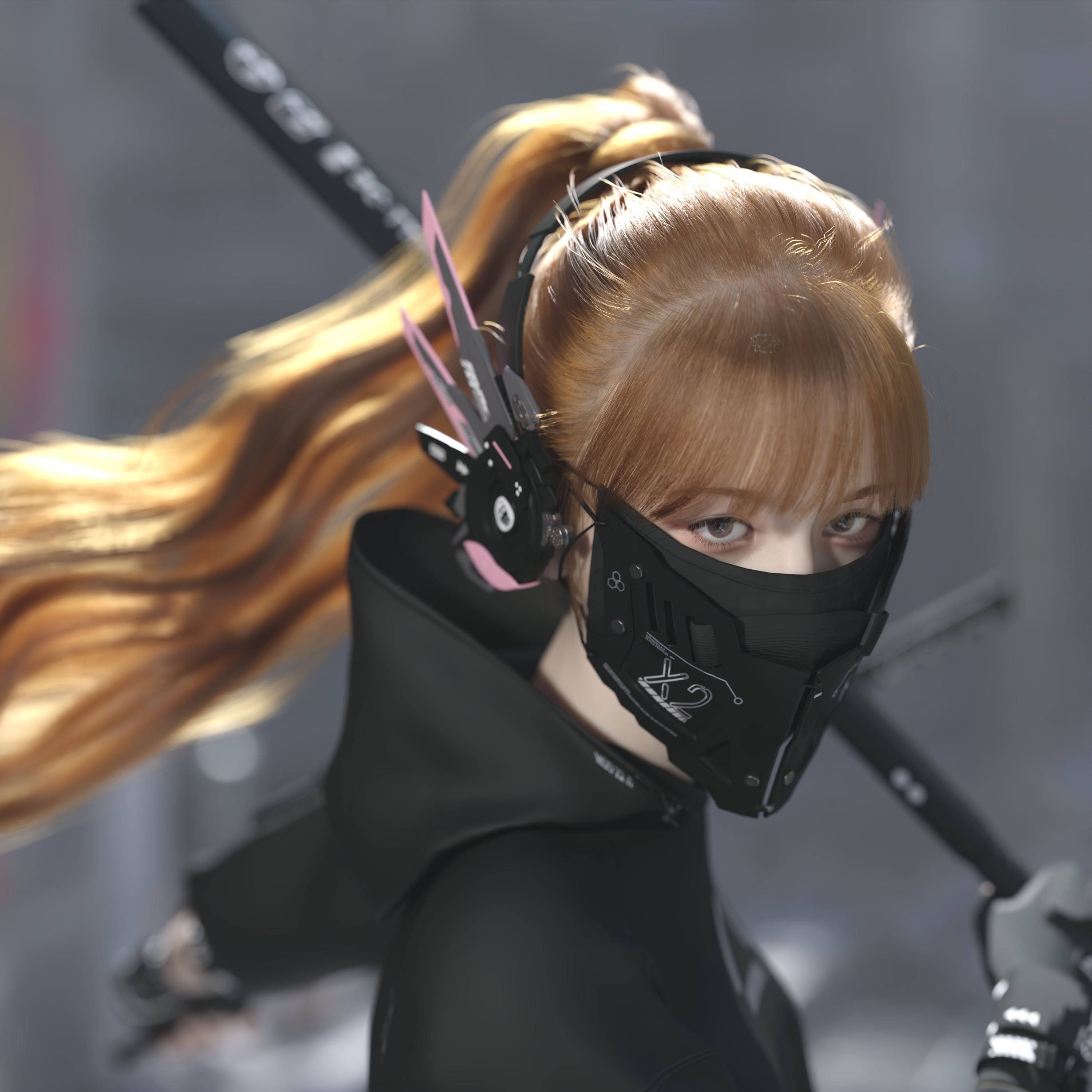 dForce Princess Mu's Techwear Outfit | Daz 3D