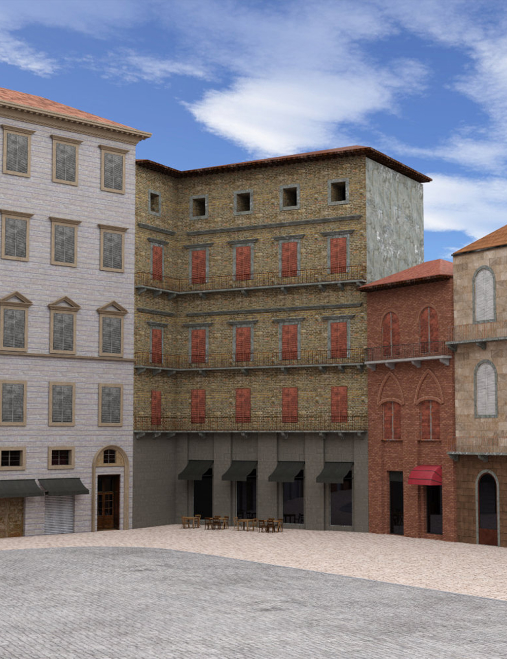 Renaissance Courtyard for DAZ Studio | Daz 3D