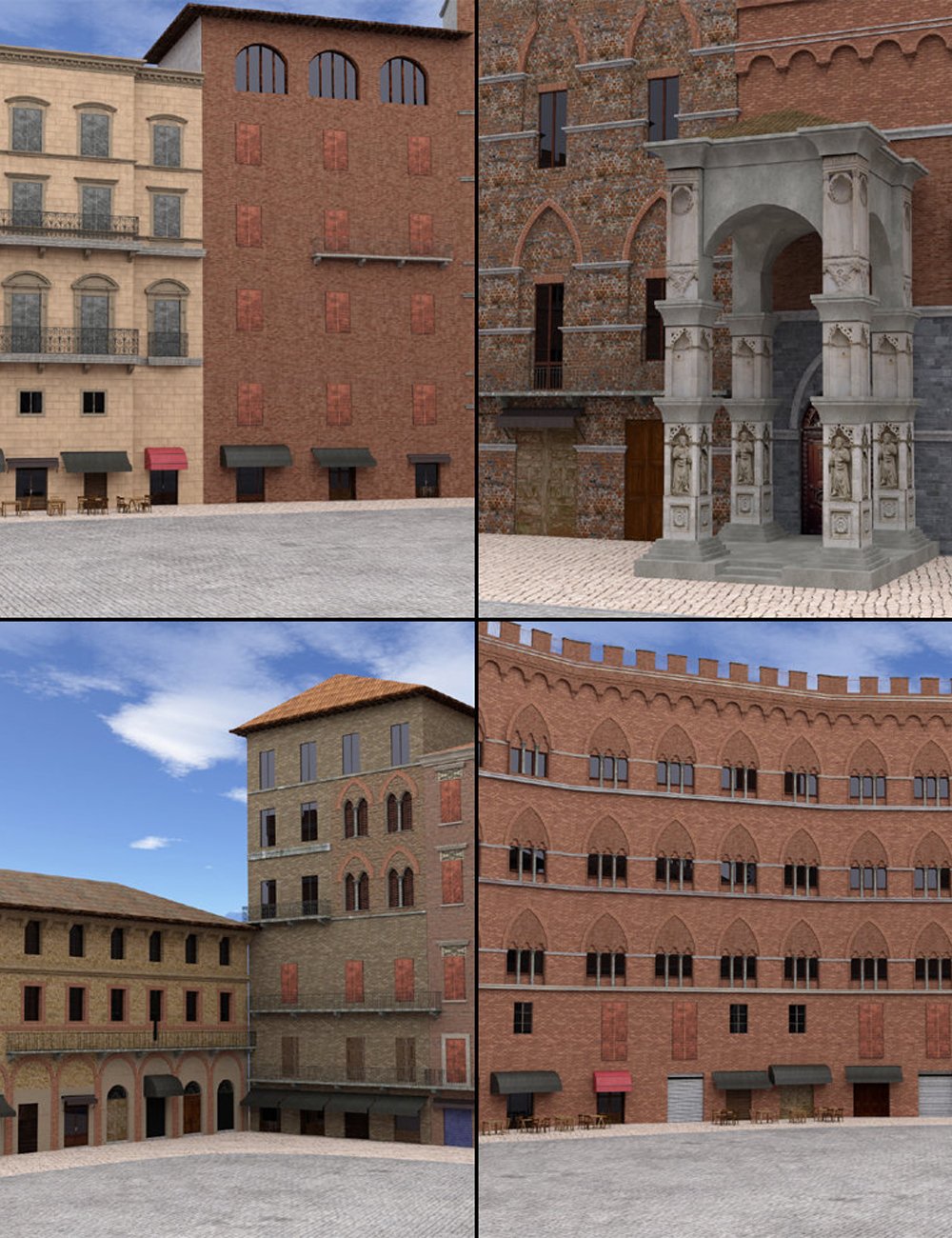 Renaissance Courtyard for DAZ Studio | Daz 3D