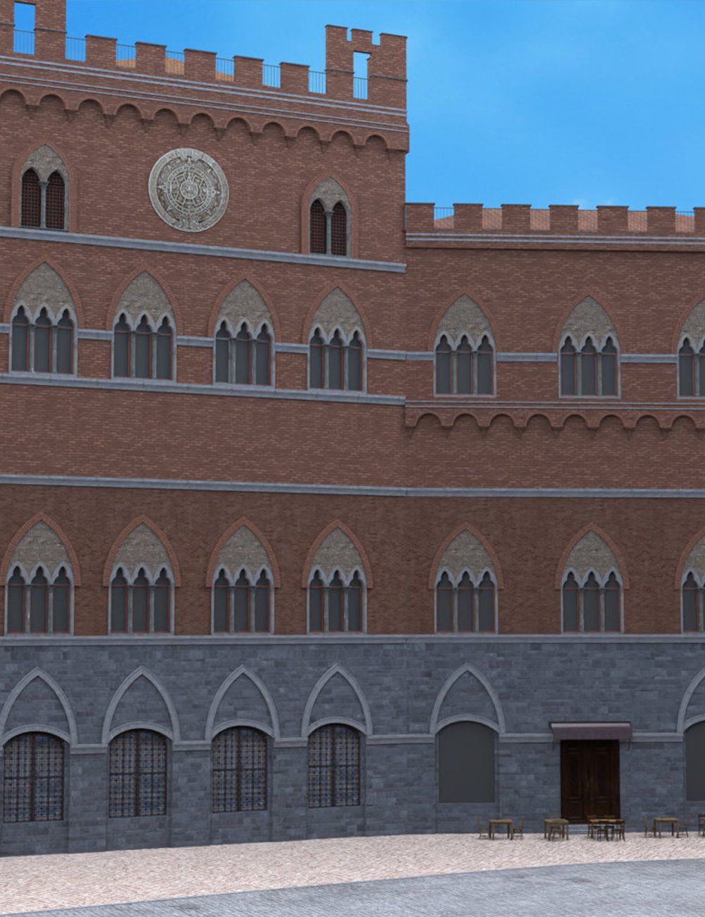 Renaissance Courtyard for Poser | Daz 3D