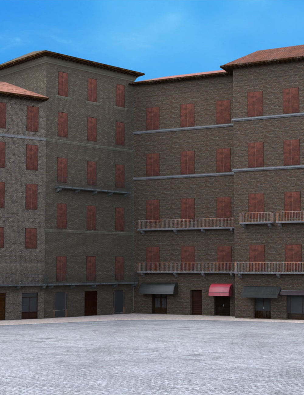 Renaissance Courtyard for Poser | Daz 3D