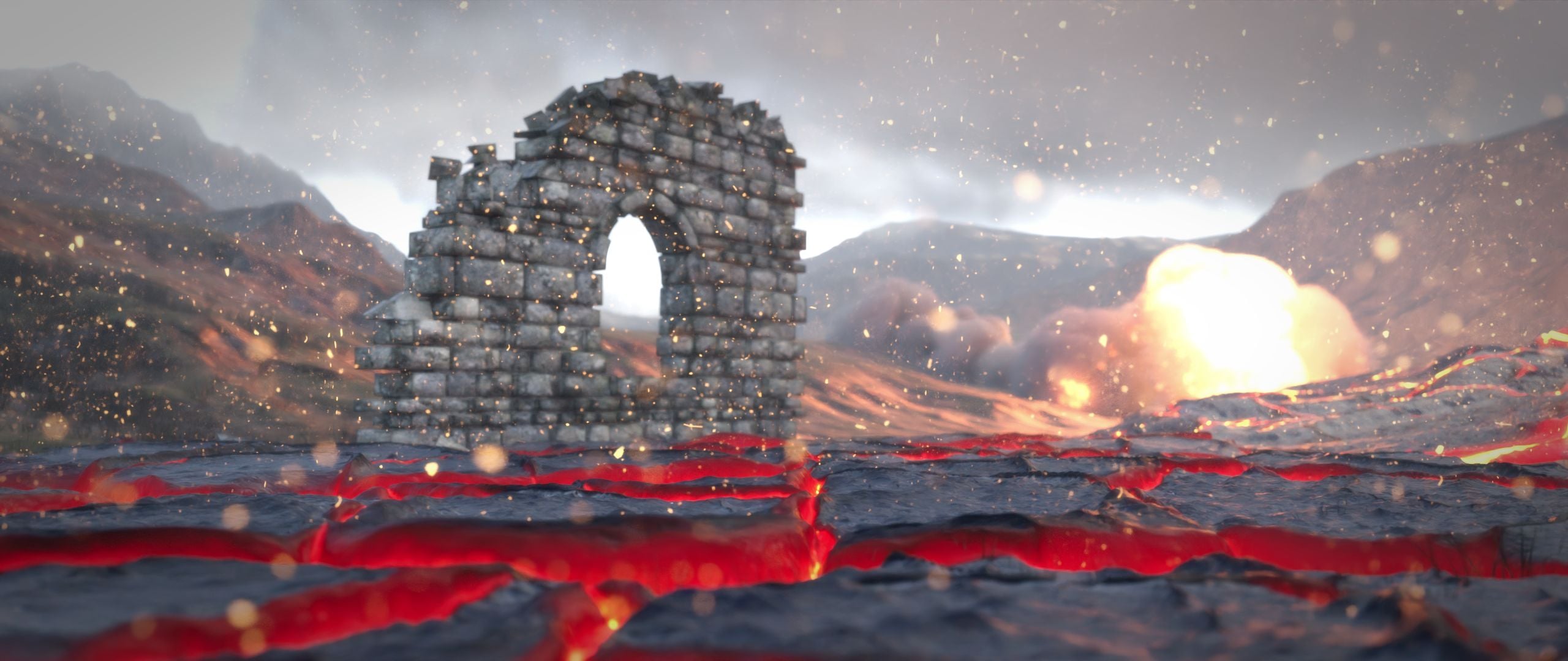 Iray Mega Volcano | Daz 3D