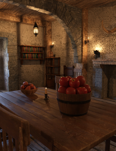 FG Medieval Home Interior | Daz 3D