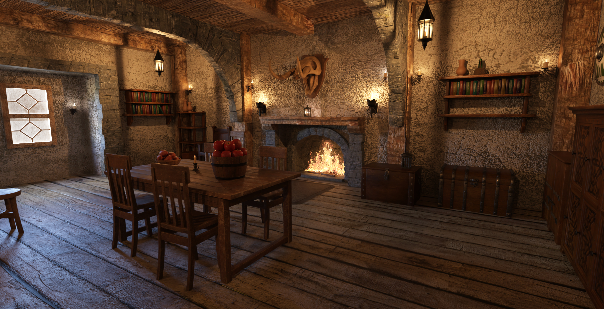 FG Medieval Home Interior | Daz 3D