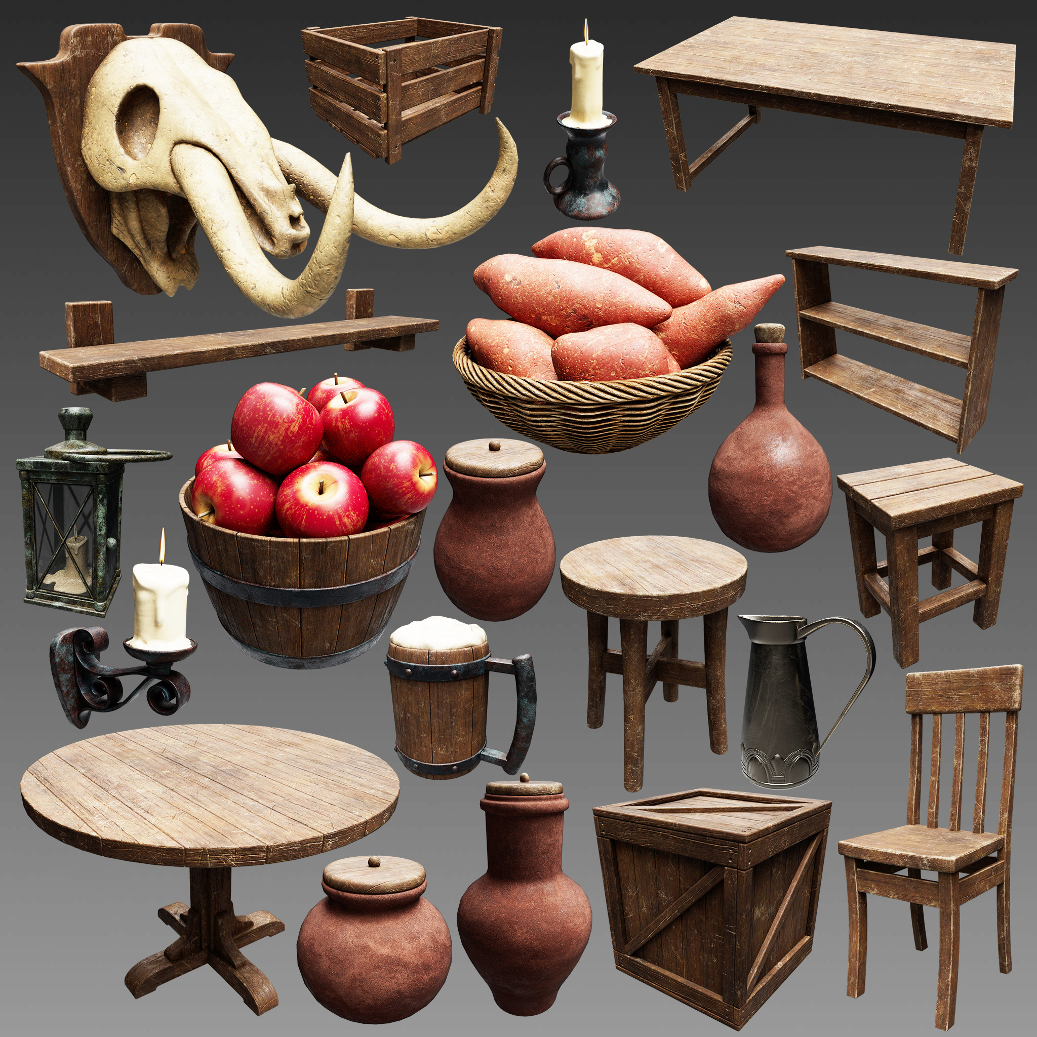 FG Medieval Home Interior | Daz 3D