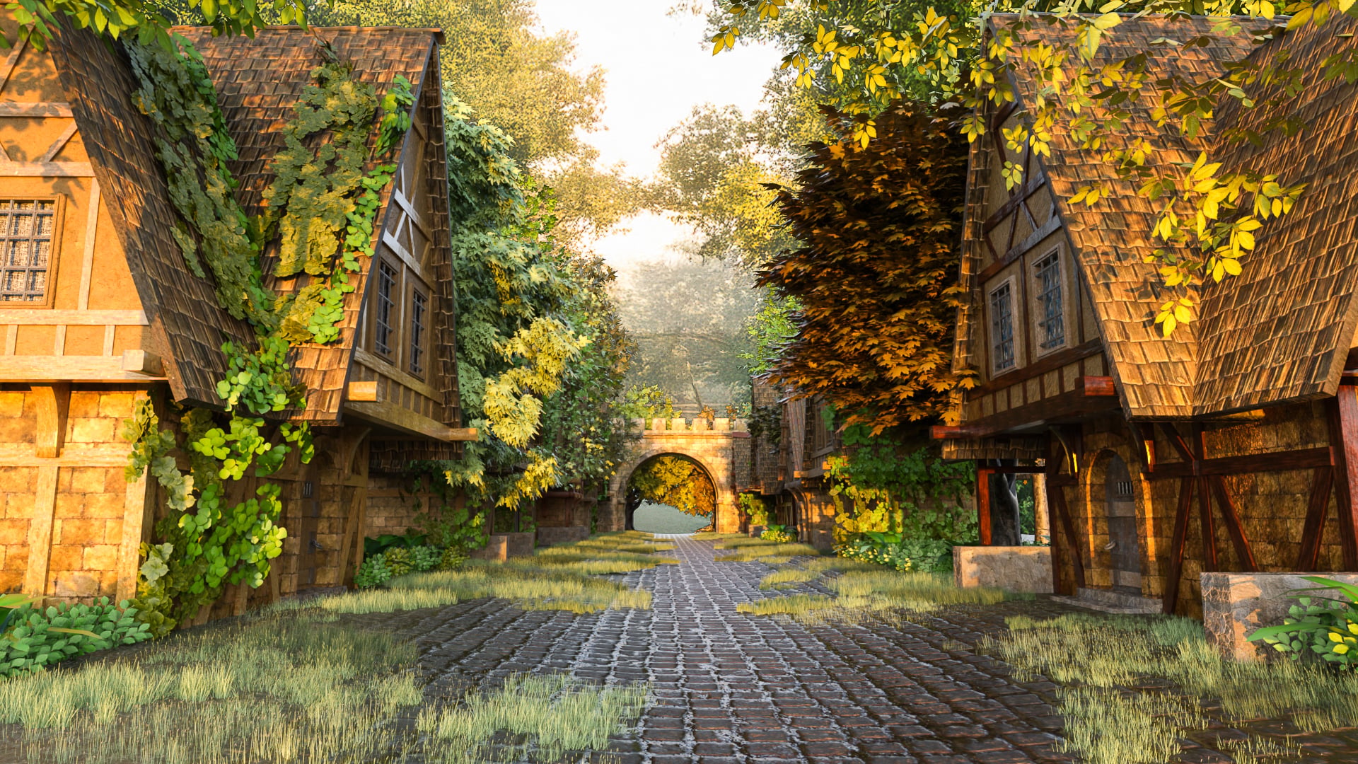 Medieval Forest Village ⋆ 3d-stuff Community
