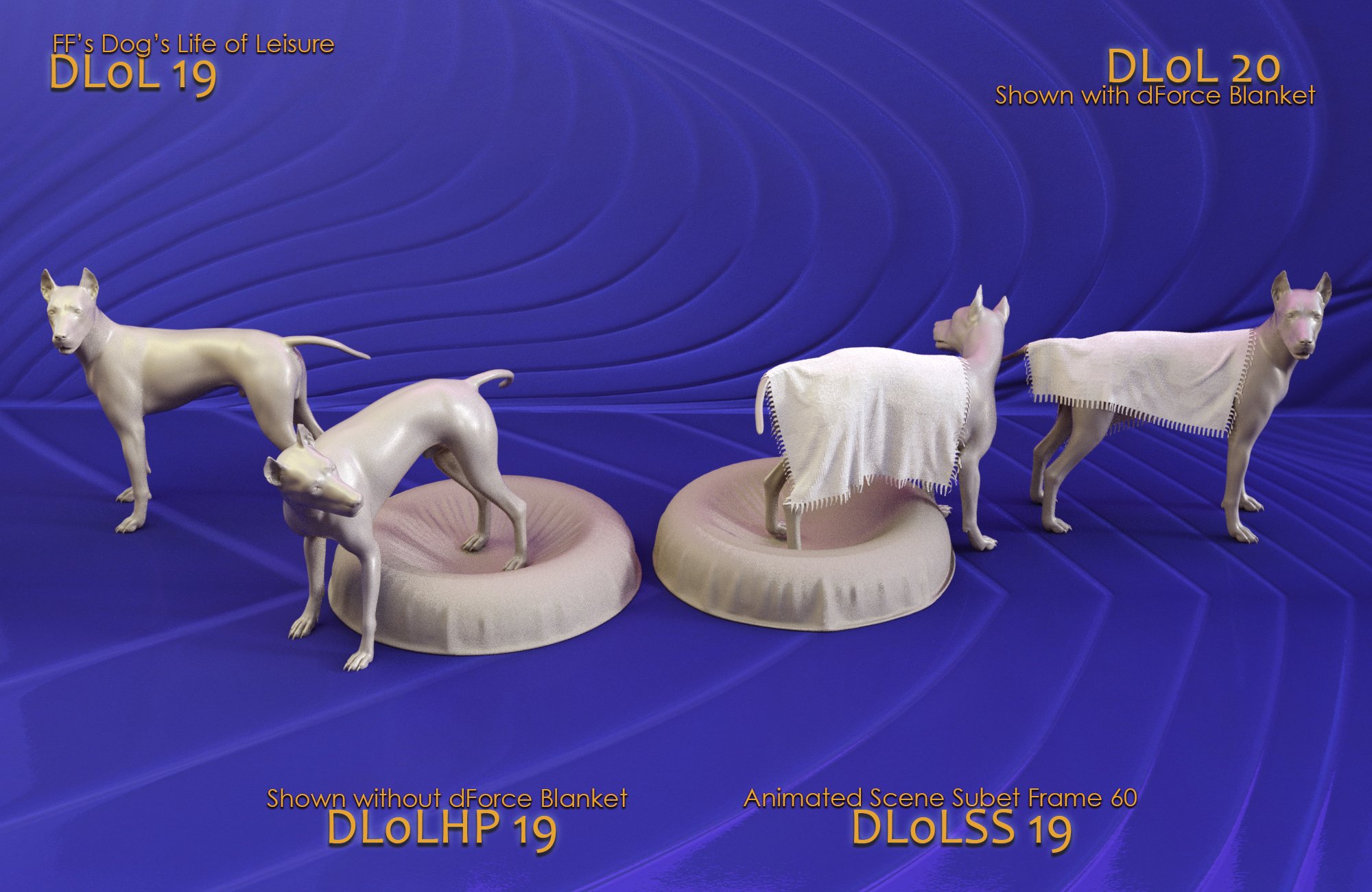 FF's A Dog's Life of Leisure for Daz Dog 8 | Daz 3D